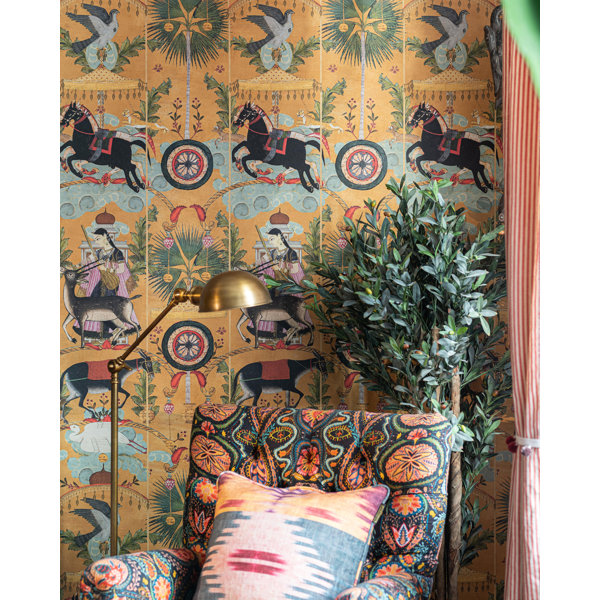 MINDTHEGAP Tales of Maghreb 29.53' L x 20.47" W Textured Wallpaper Roll | Perigold